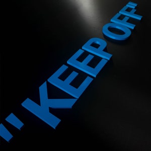 Keep off Wall Decor off White Sneakerhead Gift Home Decoration ...