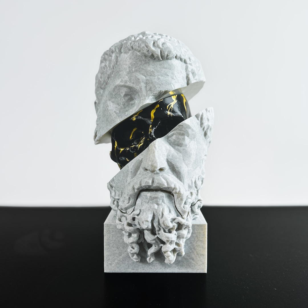 Socrates Head Abstract Figure Sculpture Modern Home Decor Artistic ...