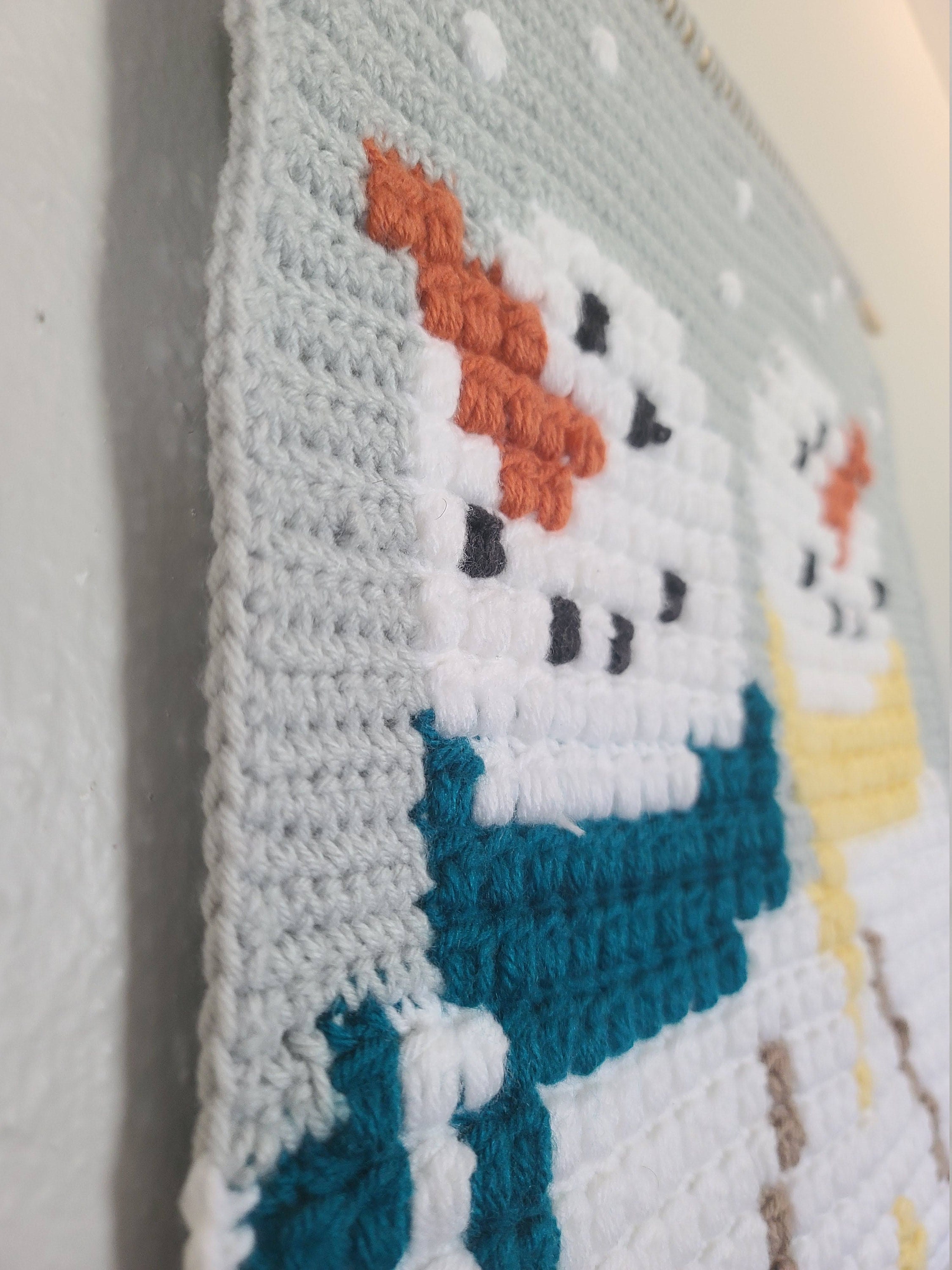 Snowman Pillow Crochet Pattern Christmas Pillow Winter - Etsy