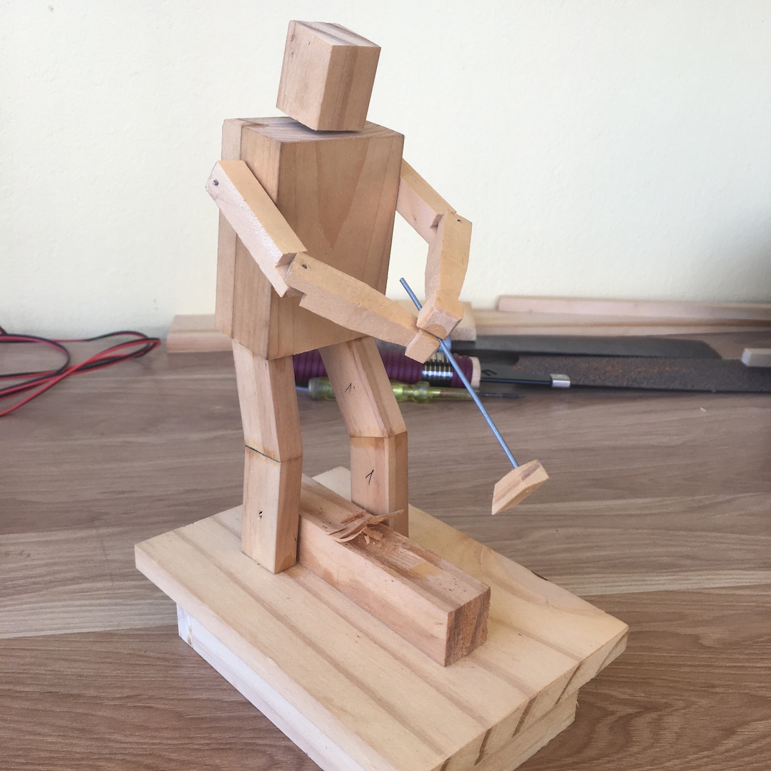 Wooden Automaton, Automatic Working Model, Perfect Gift - Etsy