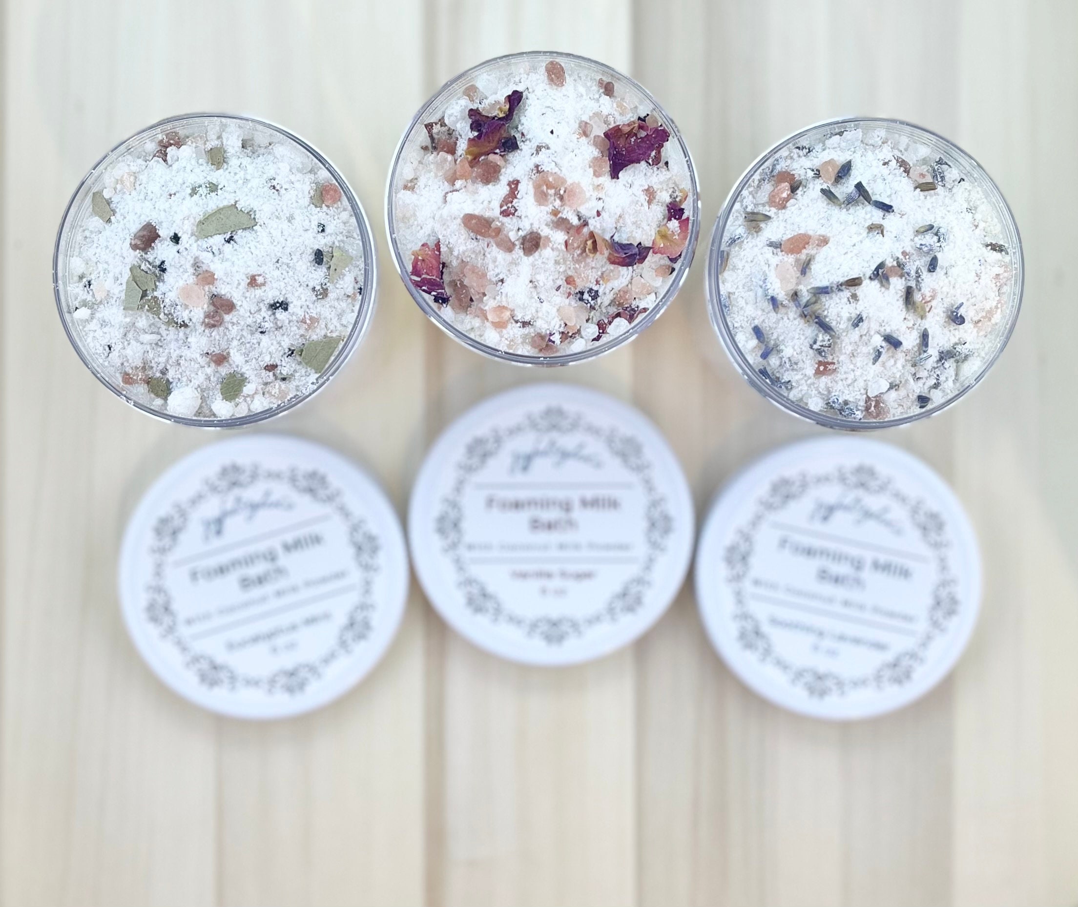 6 Oz Coconut Milk Bath Eucalyptus Mint Natural Milk Bath Soothing Bath ...