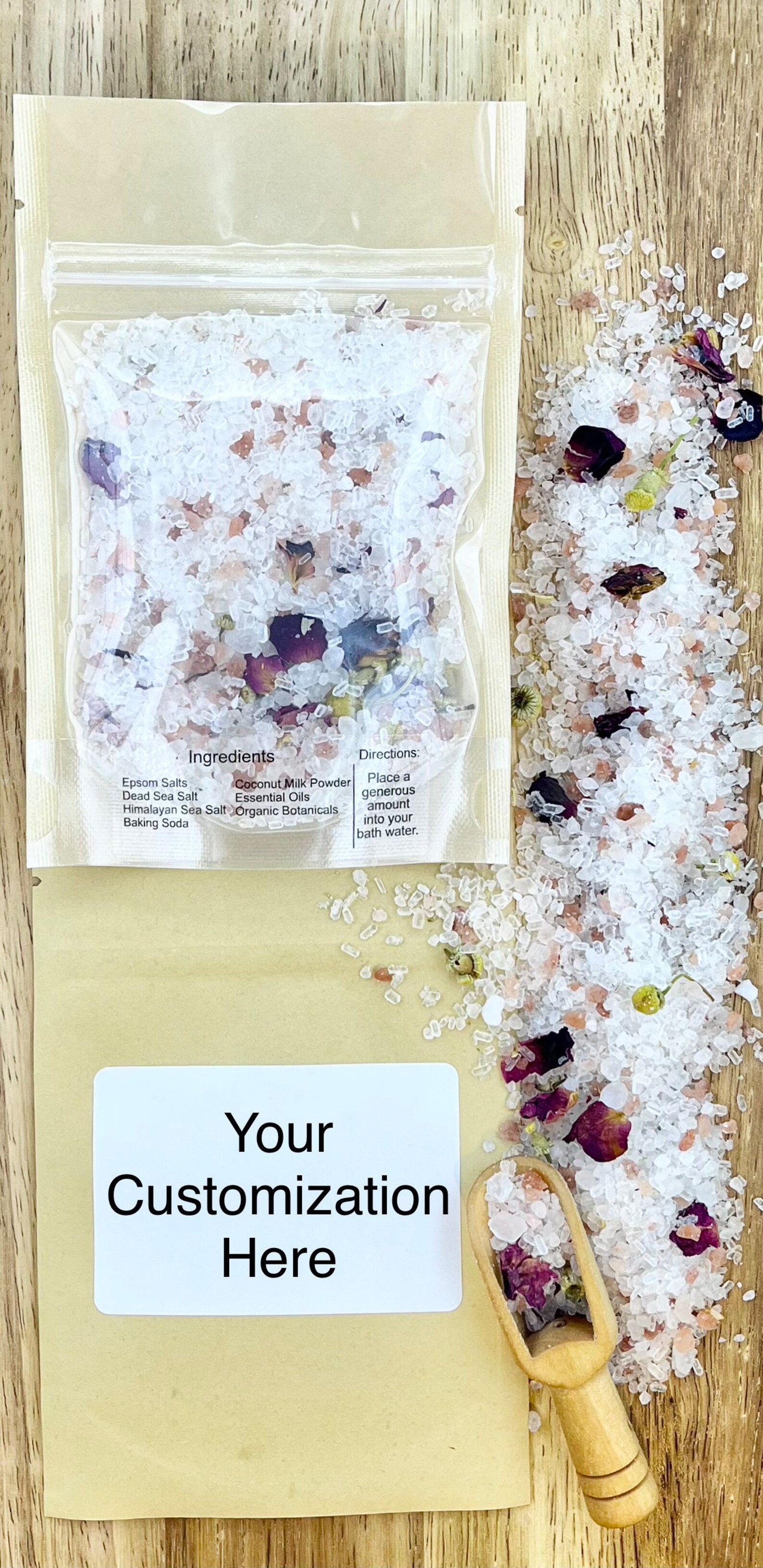 Sealable Pouch Party Favor Pouch Small Bag Paper Re-sealable Bag Gift ...