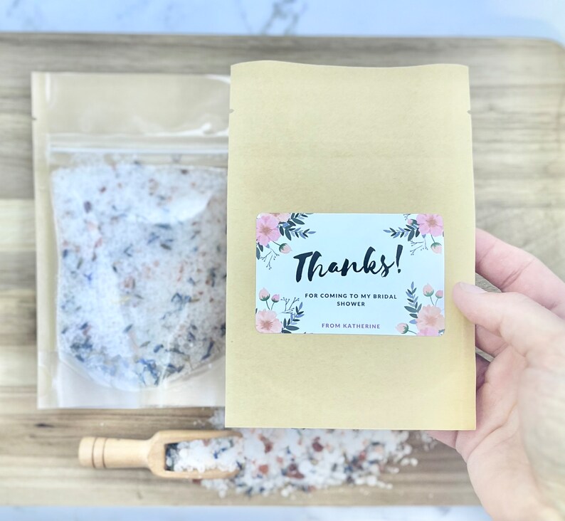 Personalized Wedding Favor Bath Salt Favor Wedding Party Favor for ...