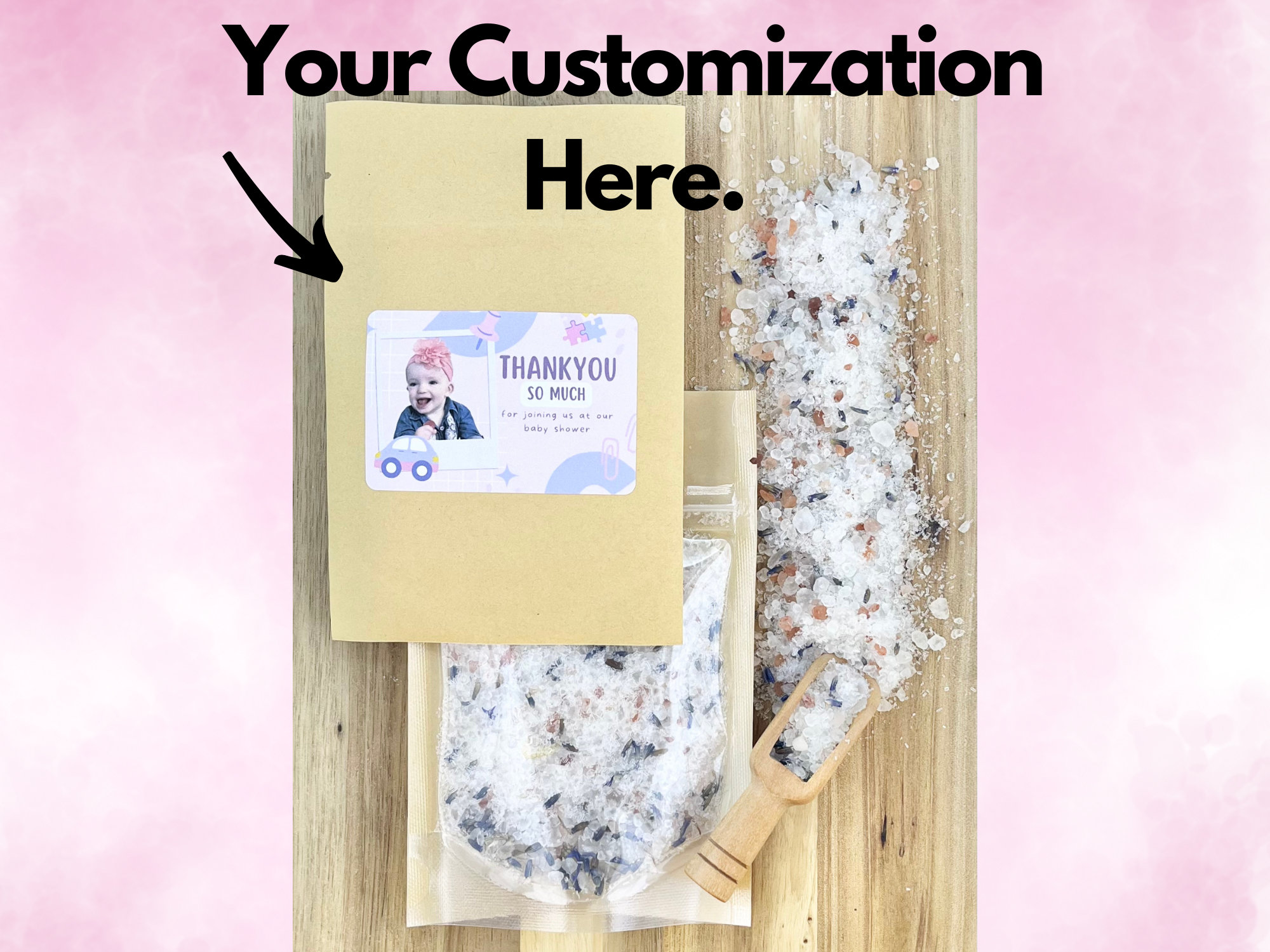 Personalized Wedding Favor Bath Salt Favor Wedding Party Favor for ...