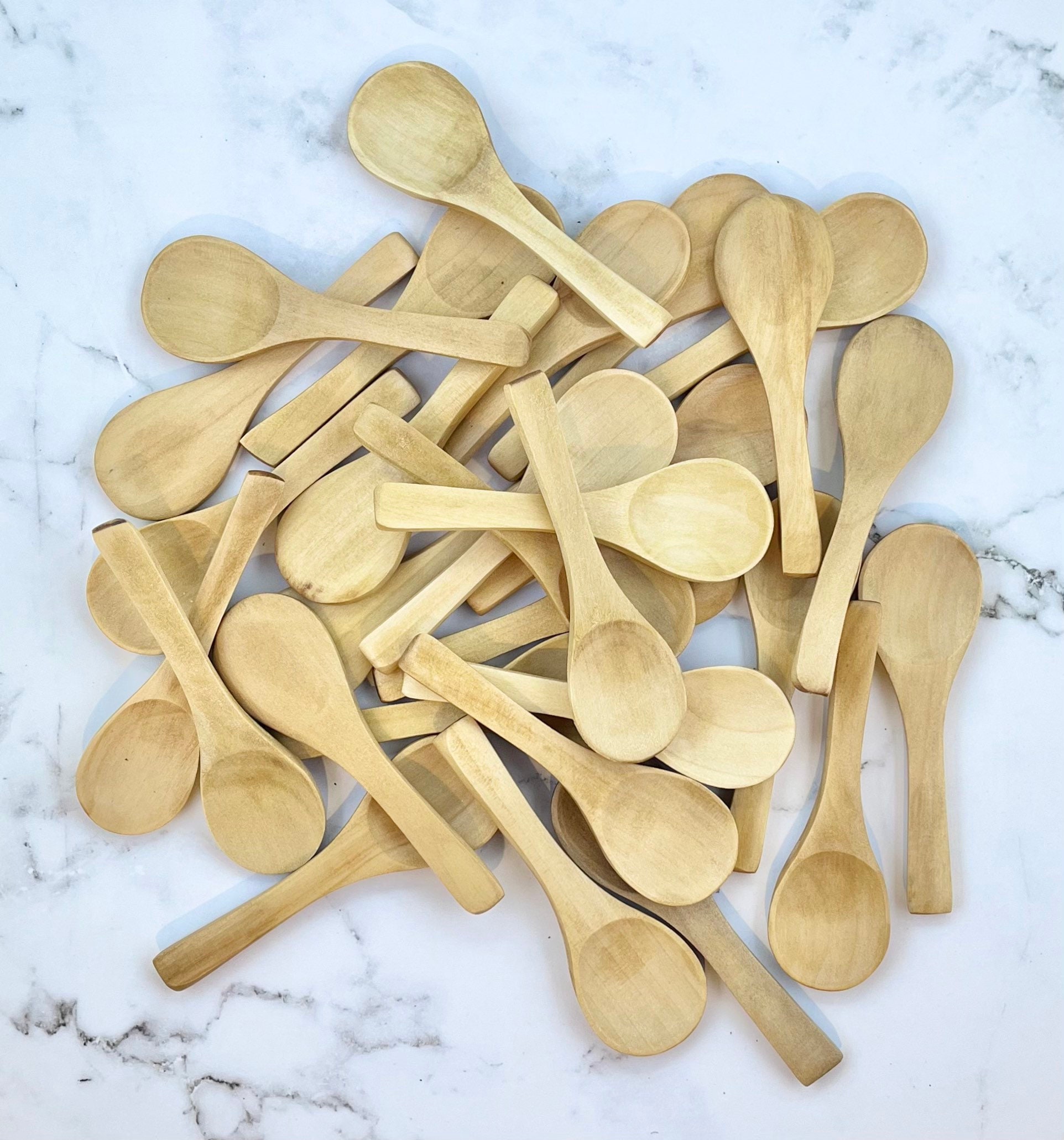 Bulk Mini Wood Spoon for Sugar Spoon Wholesale Small Spoon for Jar ...