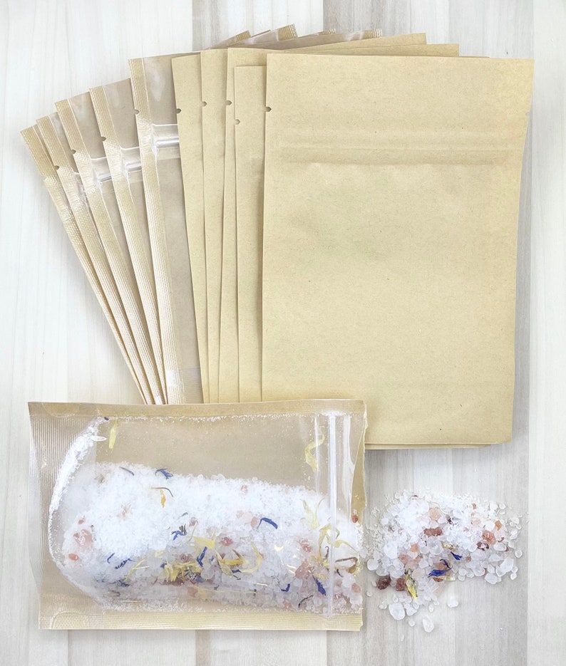 Sealable Pouch Party Favor Pouch Small Bag Paper Re-sealable Bag Gift ...