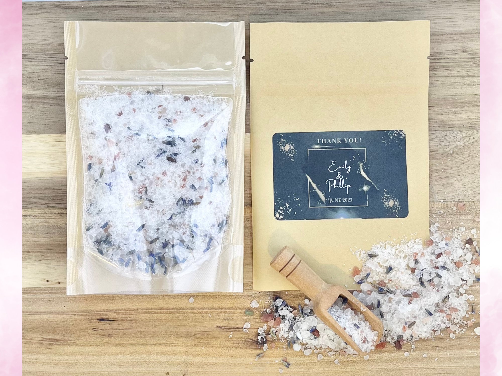 Personalized Wedding Favor Bath Salt Favor Wedding Party Favor for ...