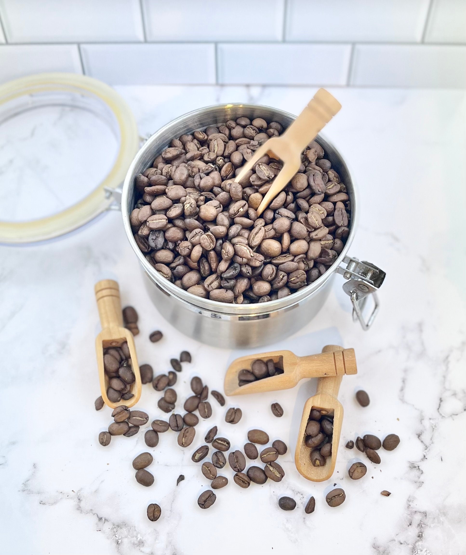 Bulk Mini Wooden Scoops Wholesale Small Scoops for Gift Bulk Wooden ...