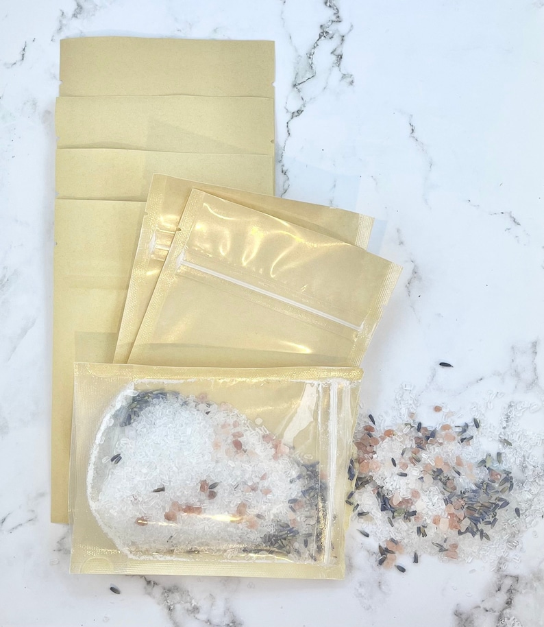 Sealable Pouch Party Favor Pouch Small Bag Paper Re-sealable Bag Gift ...