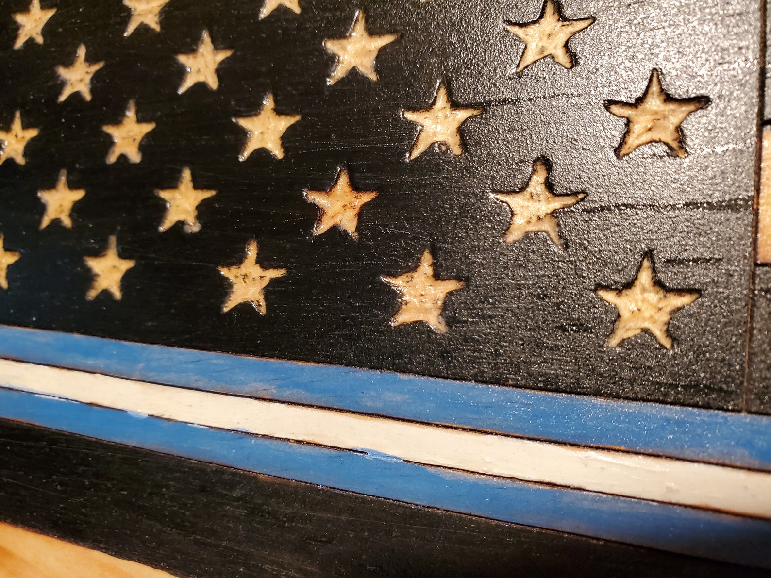 Thin Line EMS EMT Flag Wall Plaque - Etsy