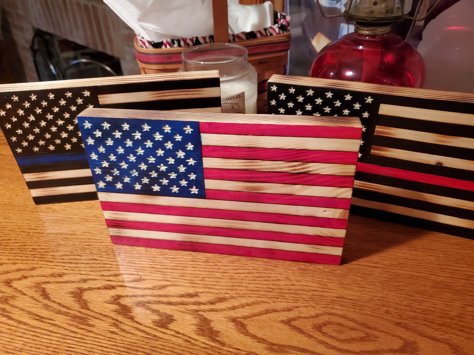 Wood Desk Flag - Etsy