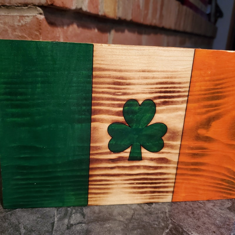 Wood Irish Flag - Etsy