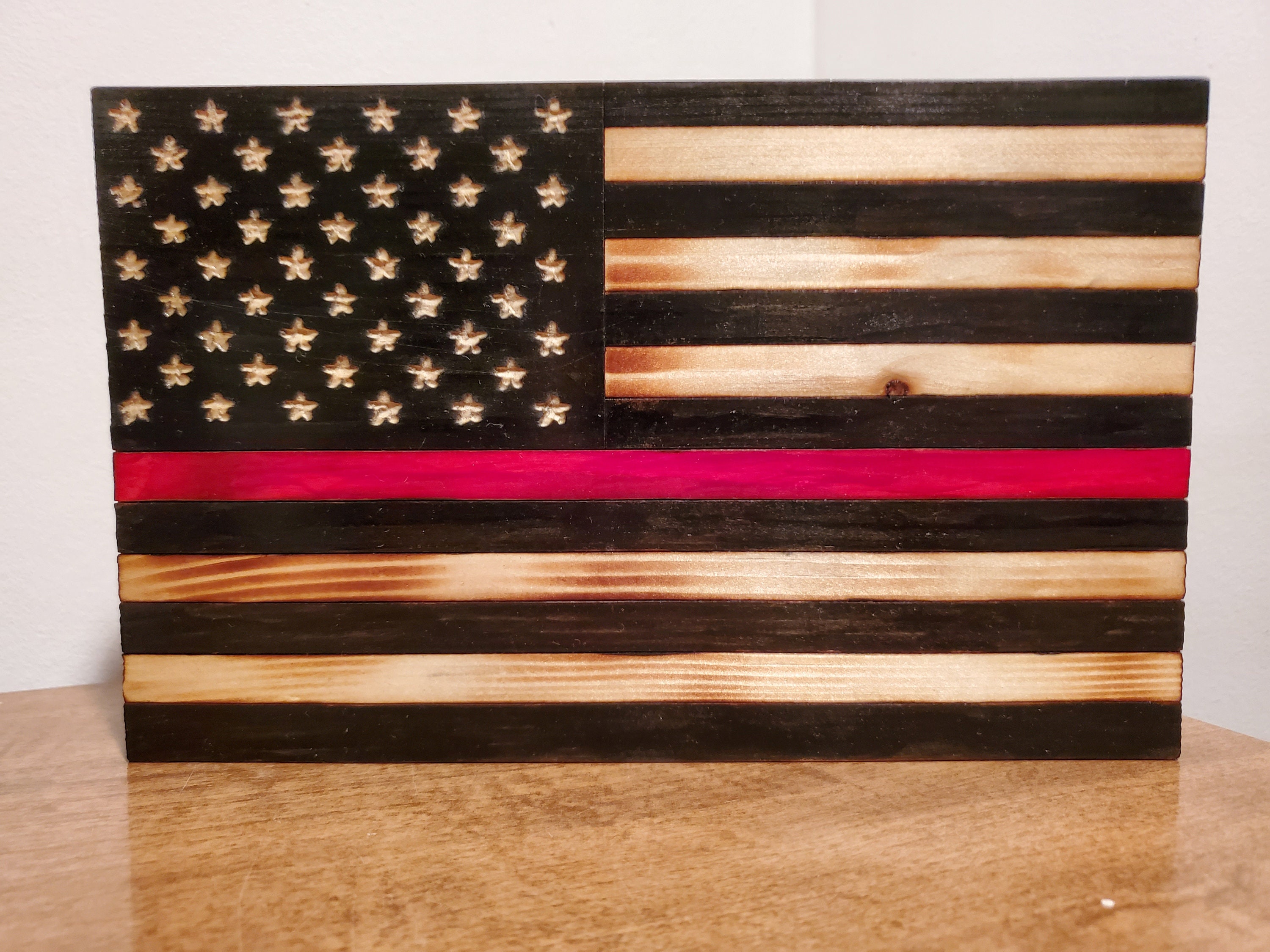 Wood Desk Flag - Etsy