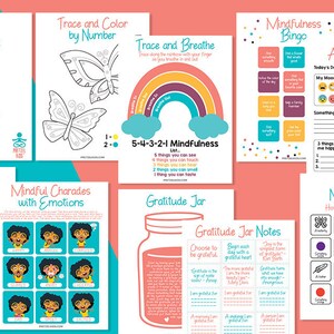 Mindfulness Activities for Kids, Printable Cards for Kids Yoga ...