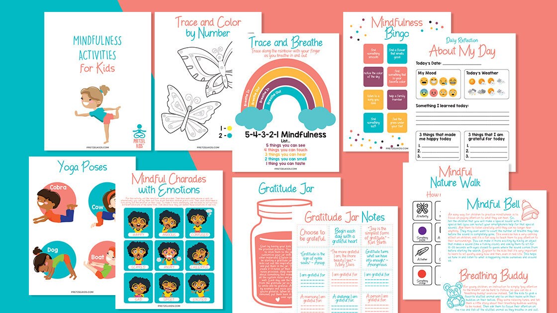 Bundle! Animal Yoga Poses & Mindfulness Activities for Kids! Printable ...