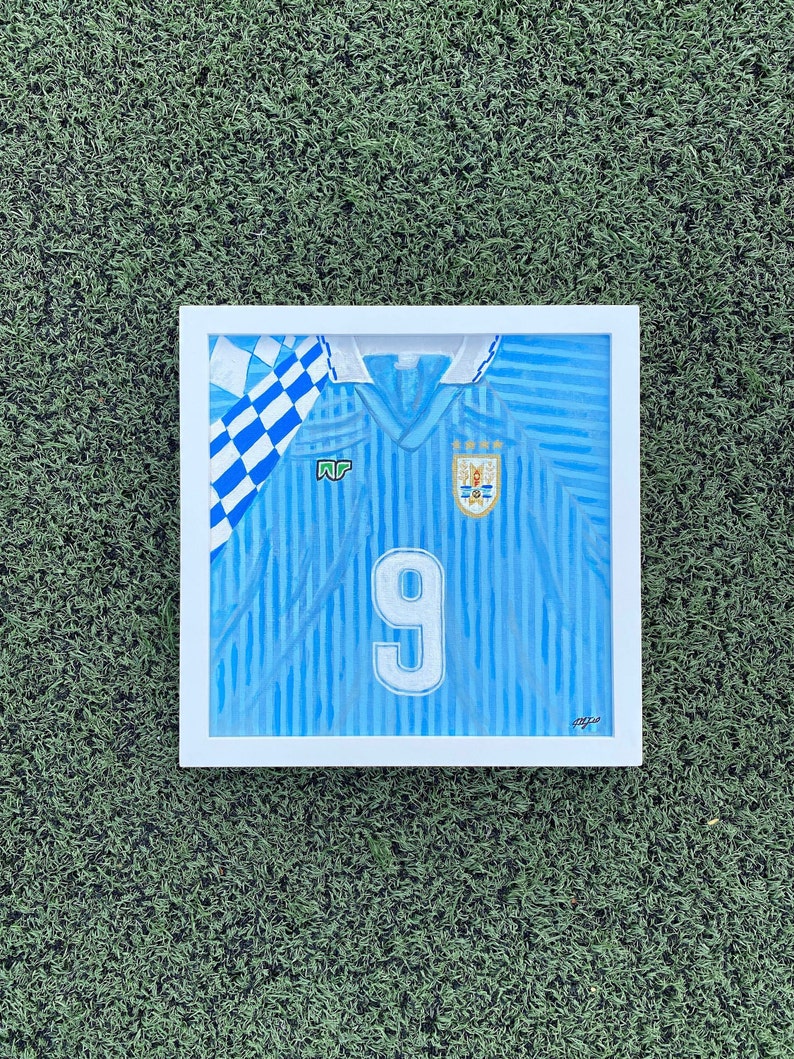 Custom Soccer Jersey Paintings - Etsy