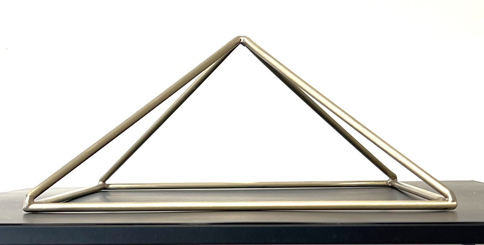 Resonant Brass Pyramid for Yoga Meditation Chakra Energy Healing Made ...