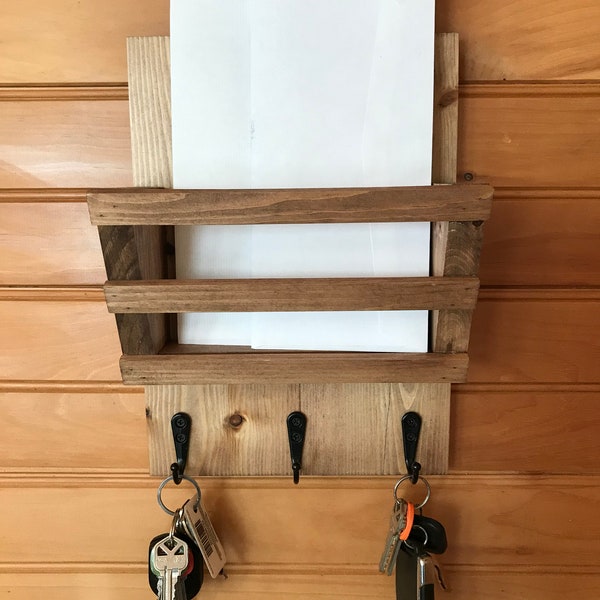 Mail and Key Holder - Etsy