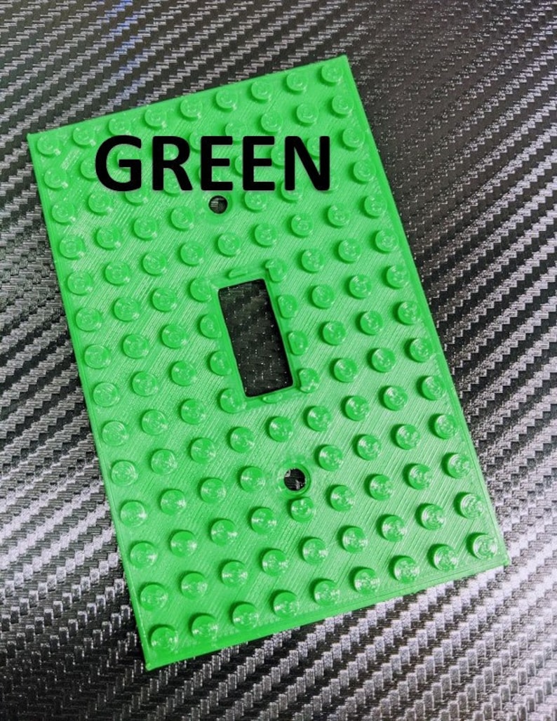 Standard & Oversize Sizes: Building Block Light Switch Cover - Etsy