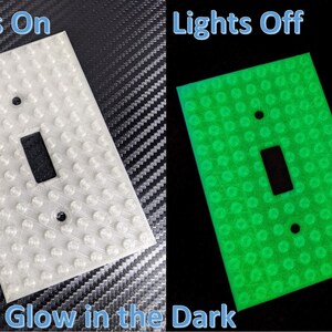 Building Block Deco / Rocker Style Light Switch Cover Plate single ...