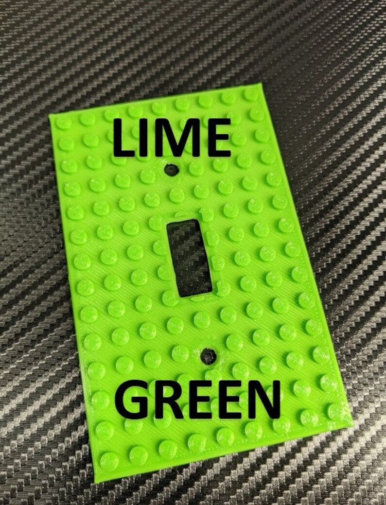 Standard & Oversize Sizes: Building Block Light Switch Cover - Etsy