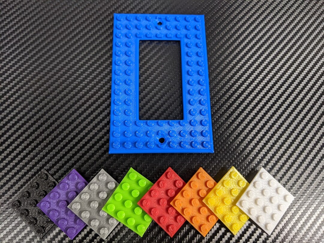 Building Block Deco / Rocker Style Light Switch Cover Plate (single ...