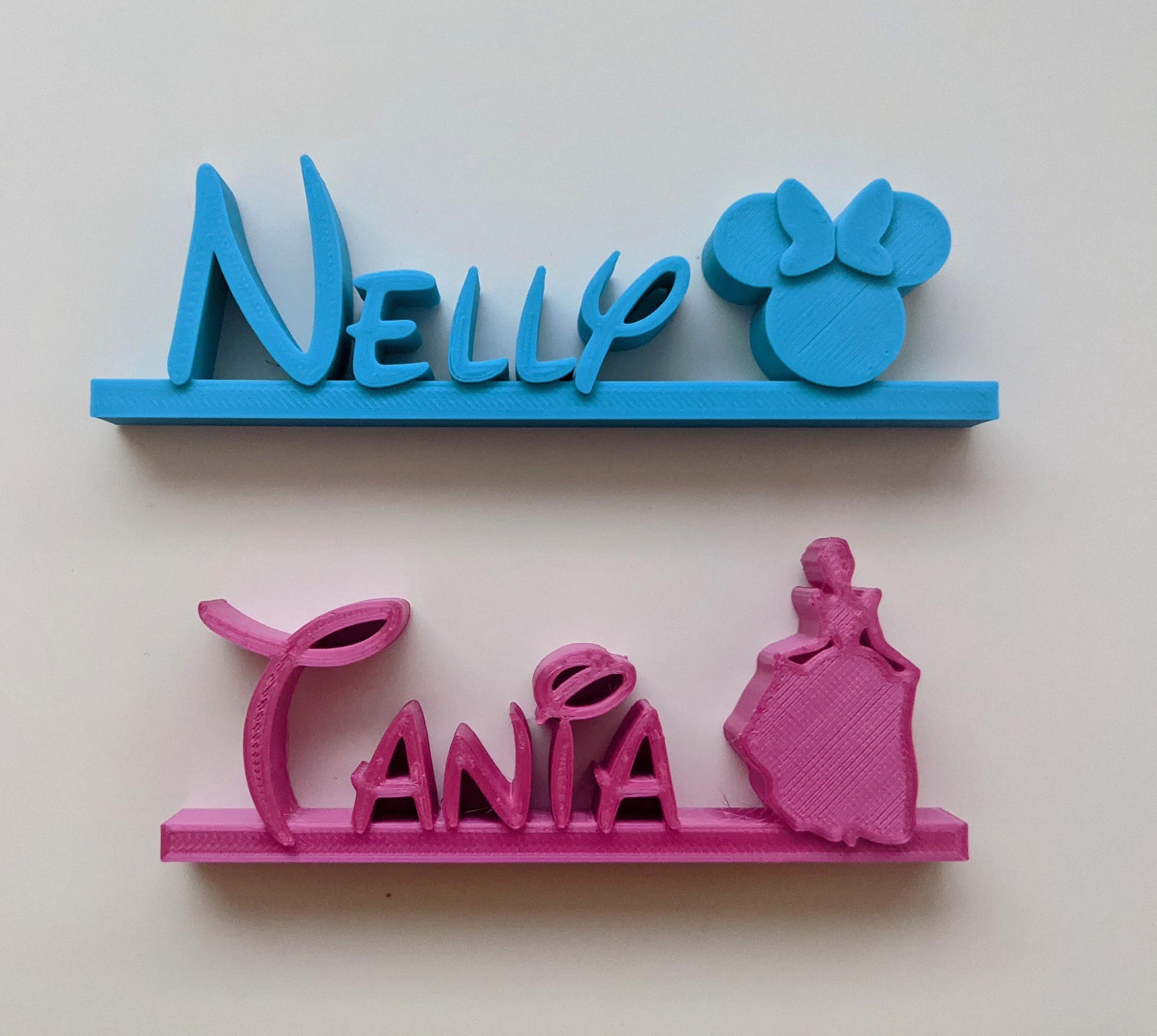 Party Favors Bundle 3D Printed Personalized Name Tags Min - Etsy