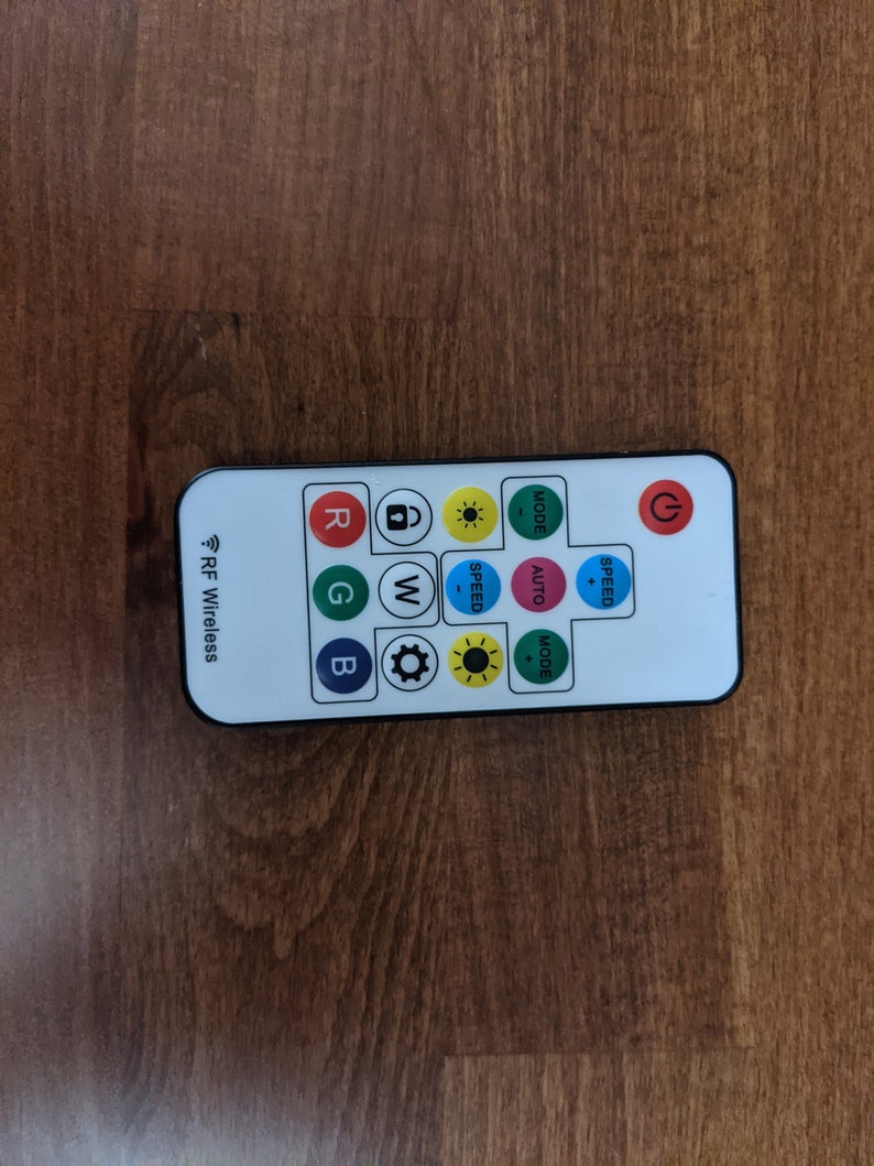 3D Printed RGB LED Letter Lamp With Remote One of a Kind - Etsy