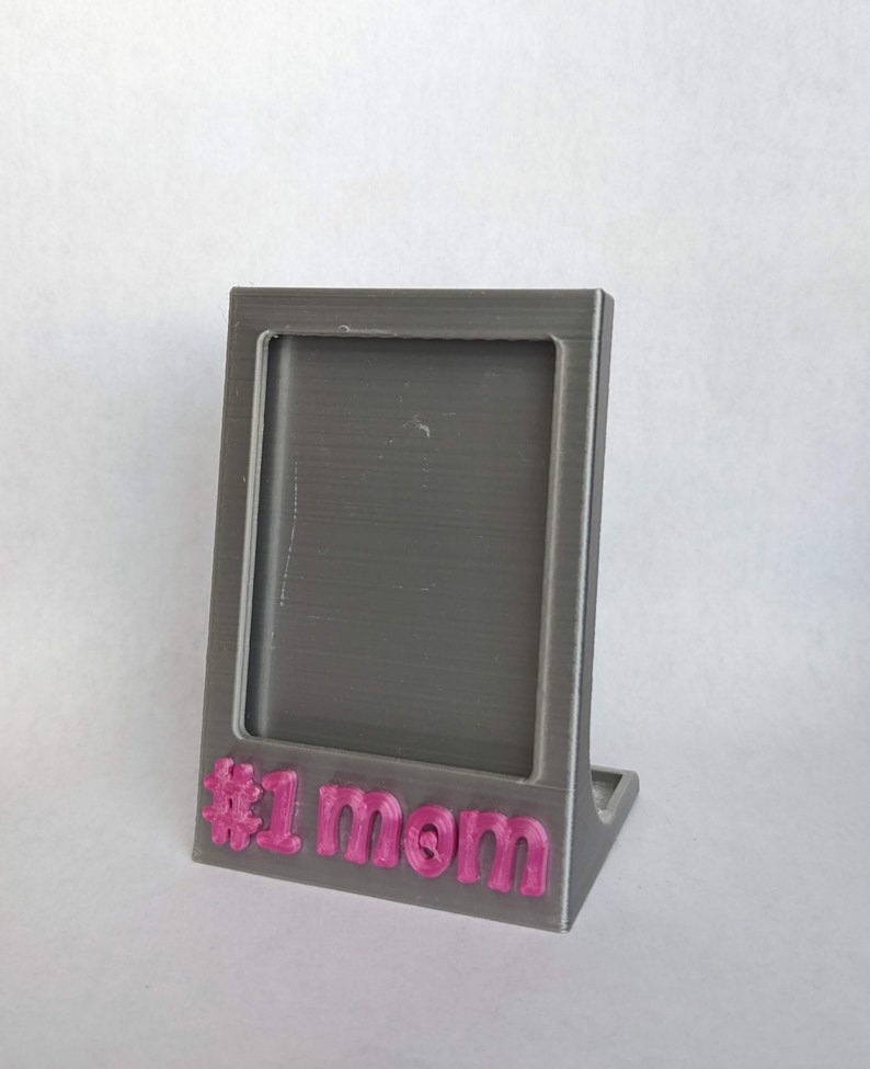 3D Printed Instax Mini Photo Stand /instax Mini Initial Picture Holder ...