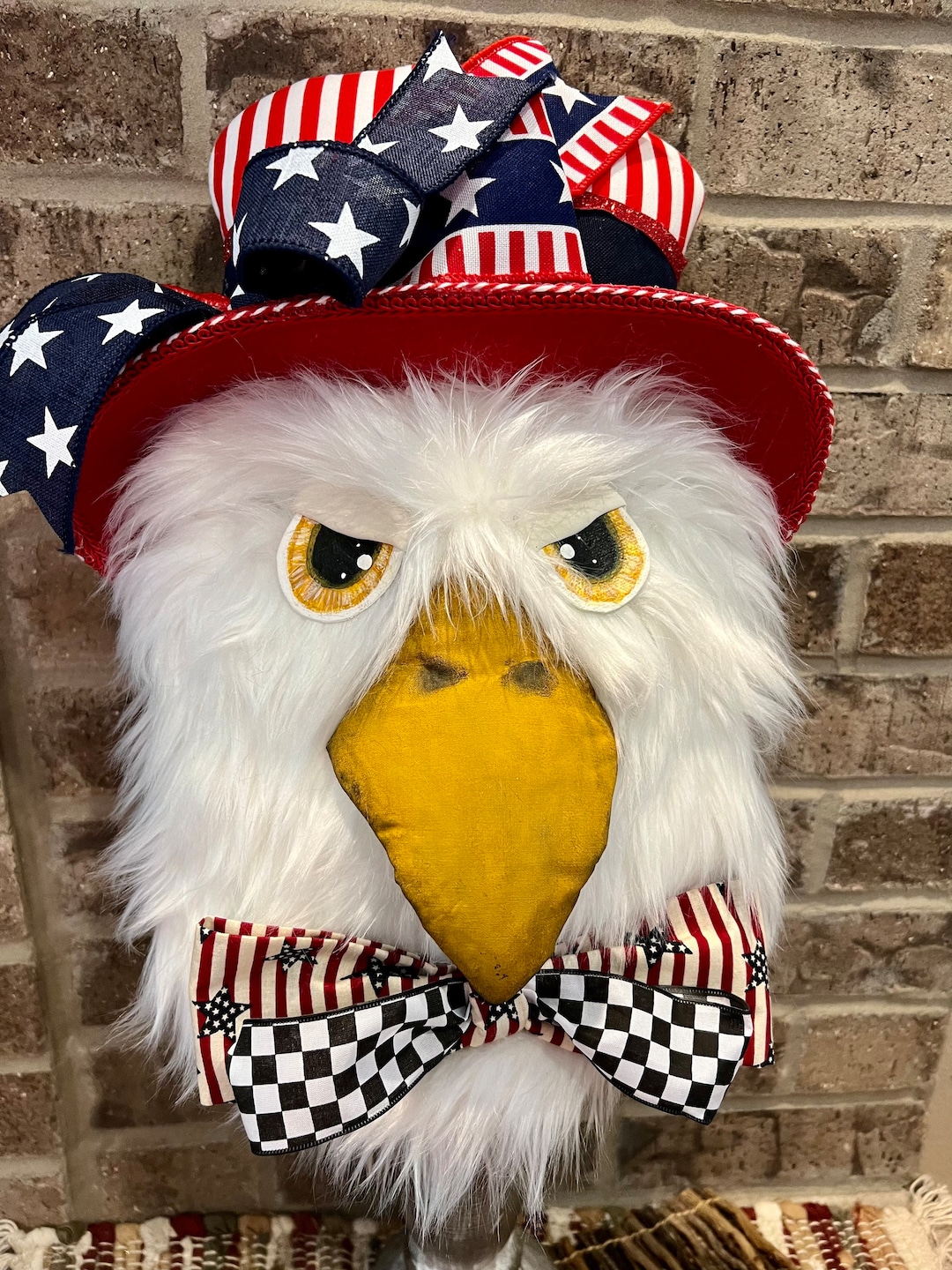 Eagle Wreath Attachment, Patriotic Decor, Patriotic Wreath, Summer ...