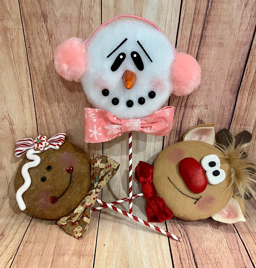Lolli-peeps, Christmas Decorations, Faux Lollipops, Wreath ...