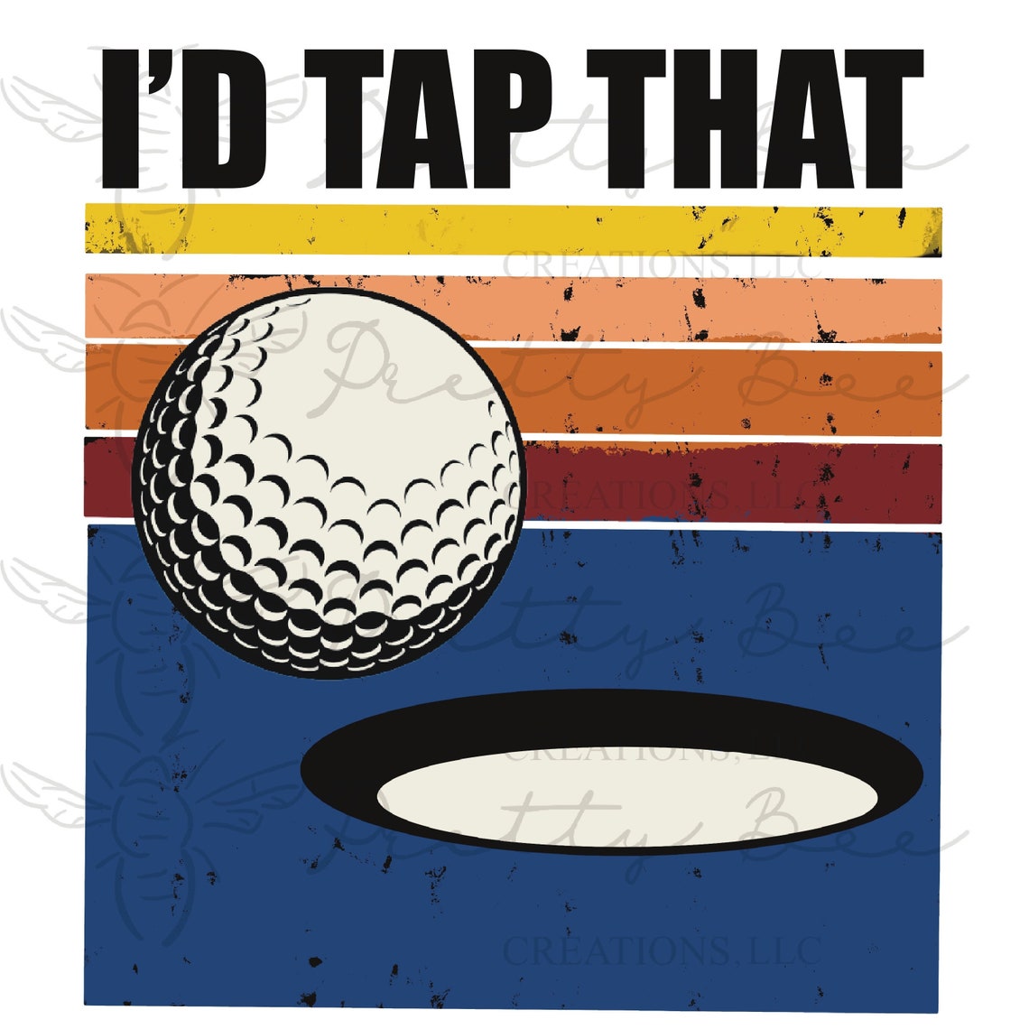 Id Tap That Golf Vintage PNG - Etsy