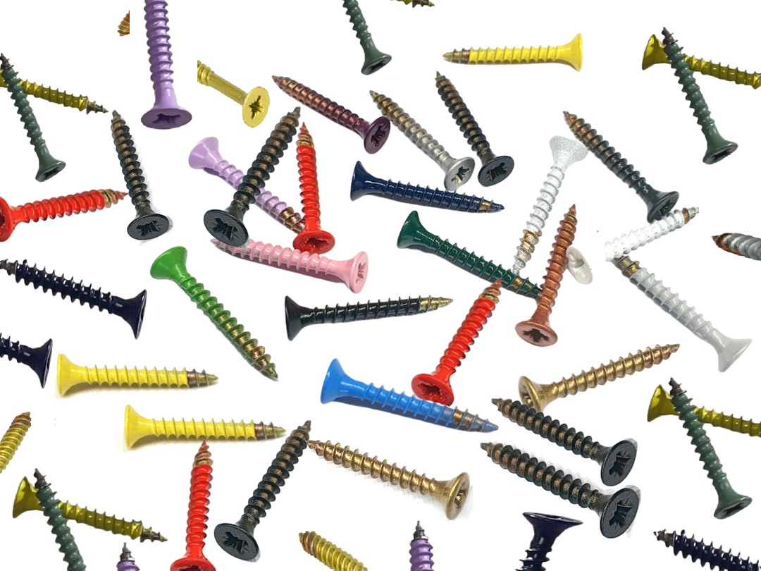 4.0x30mm PZ2 Coloured Powder Coated Screws - Painted Screws, Fixings ...