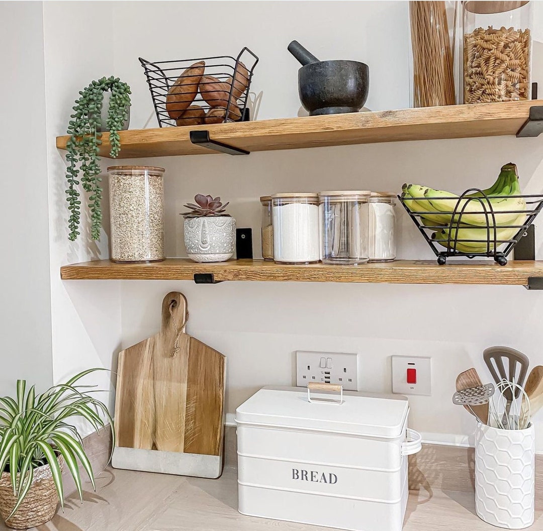 Deep Thick Scaffold Board Shelf, Style UP With Lip Brackets, Width 30cm ...