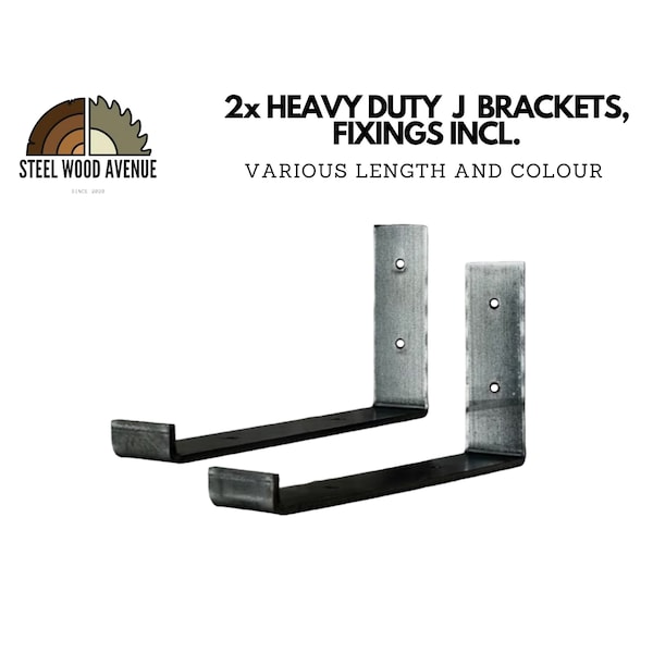 J Brackets for Shelves - Etsy