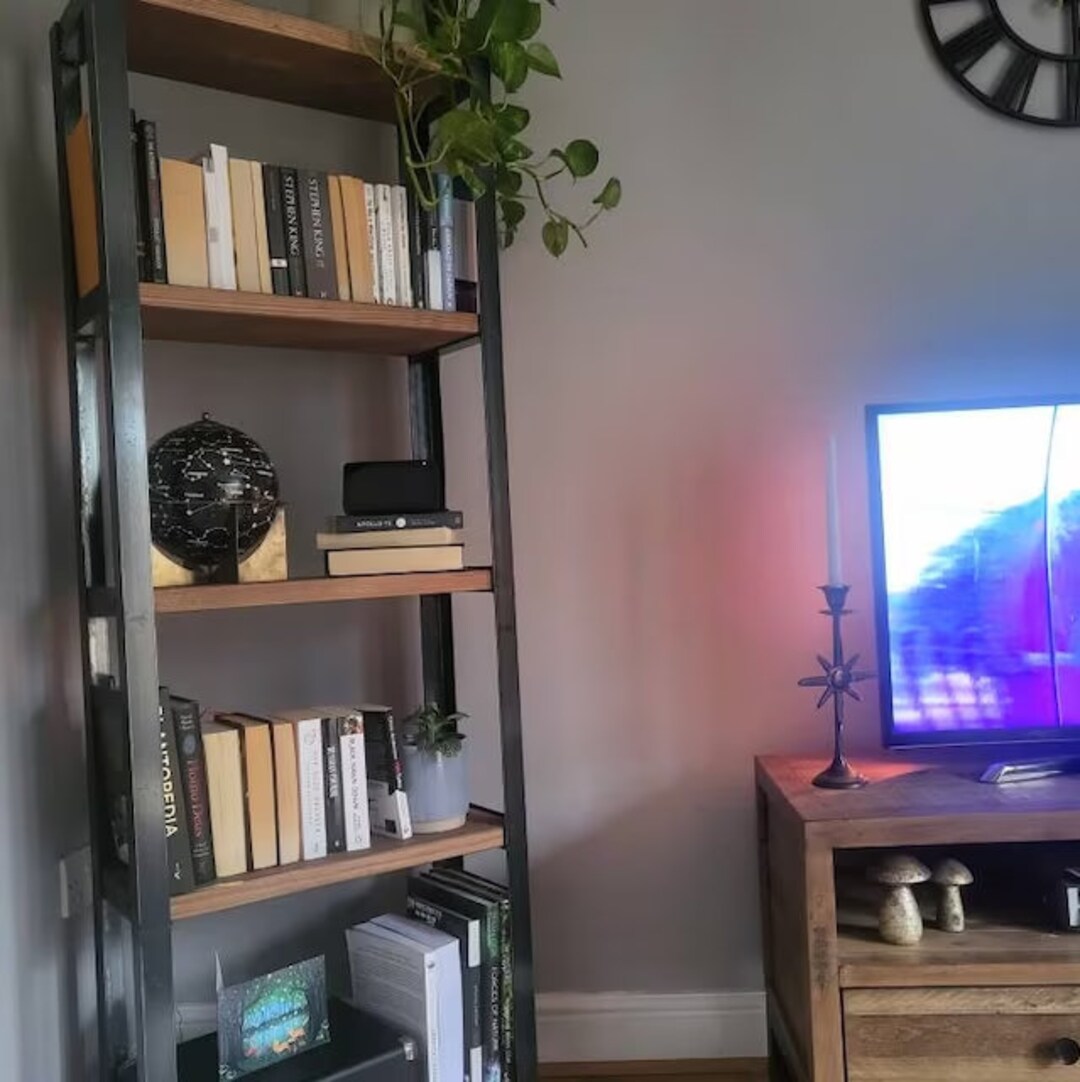 Laiva bookcase shelving unit cabinet black store
