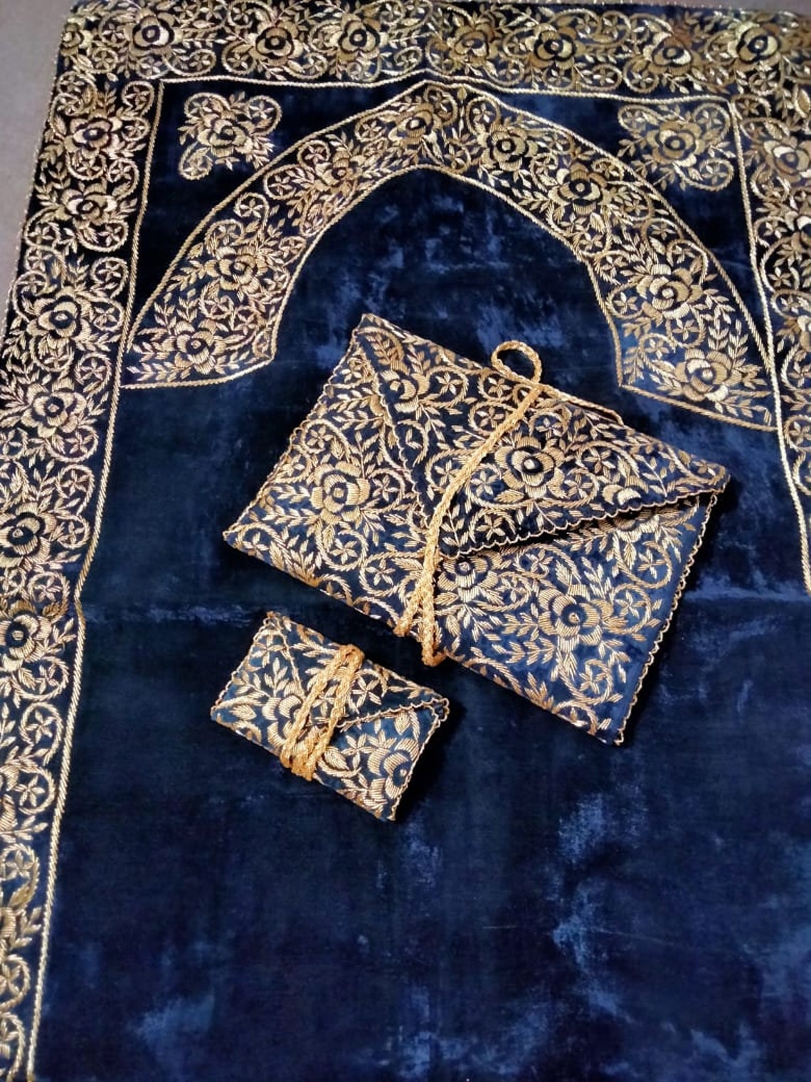 Prayer Mat Quran Cover Tasbeeh Pouch Handmade Work Islamic - Etsy UK