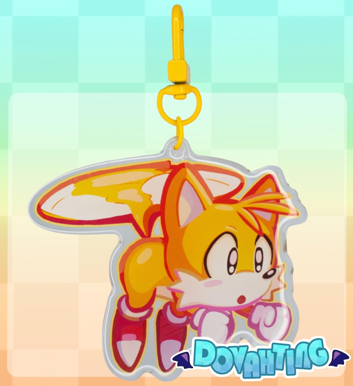 Sonic the Hedgehog - Tails Keychain - Etsy