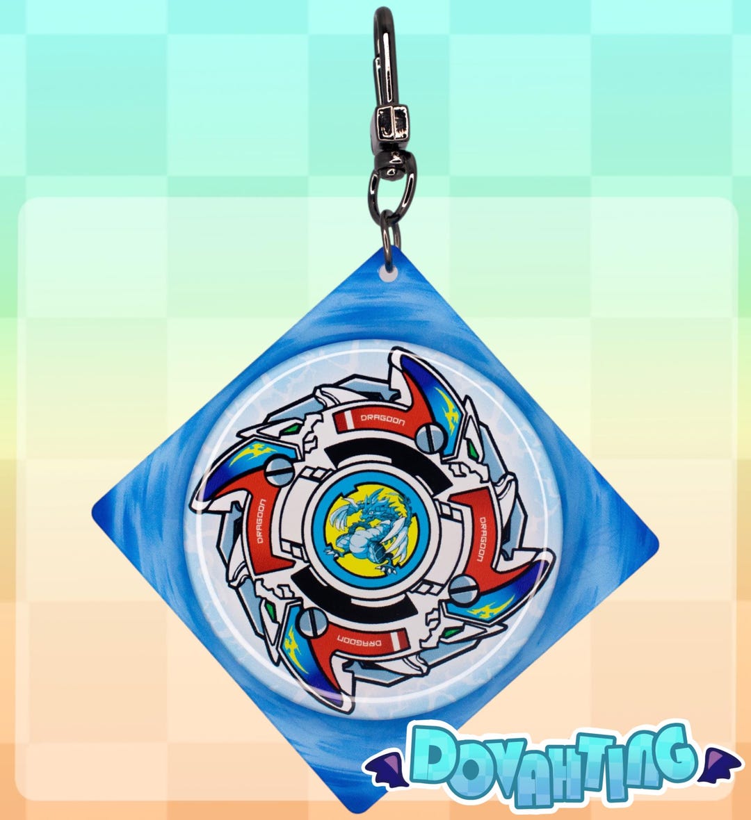 Dragoon Beyblade Spinning Keychain - Etsy