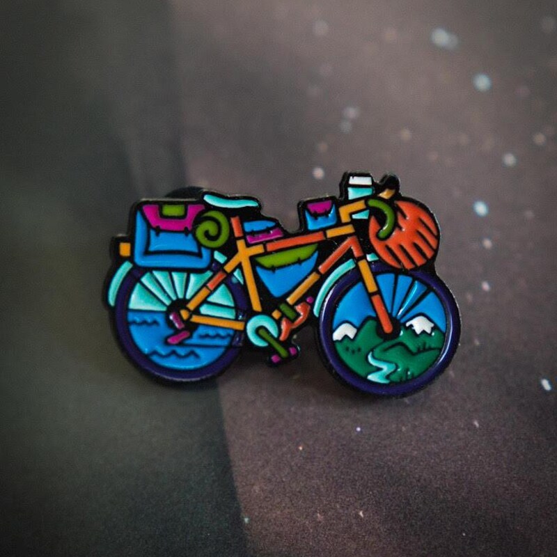 Bicycle Pin - Etsy