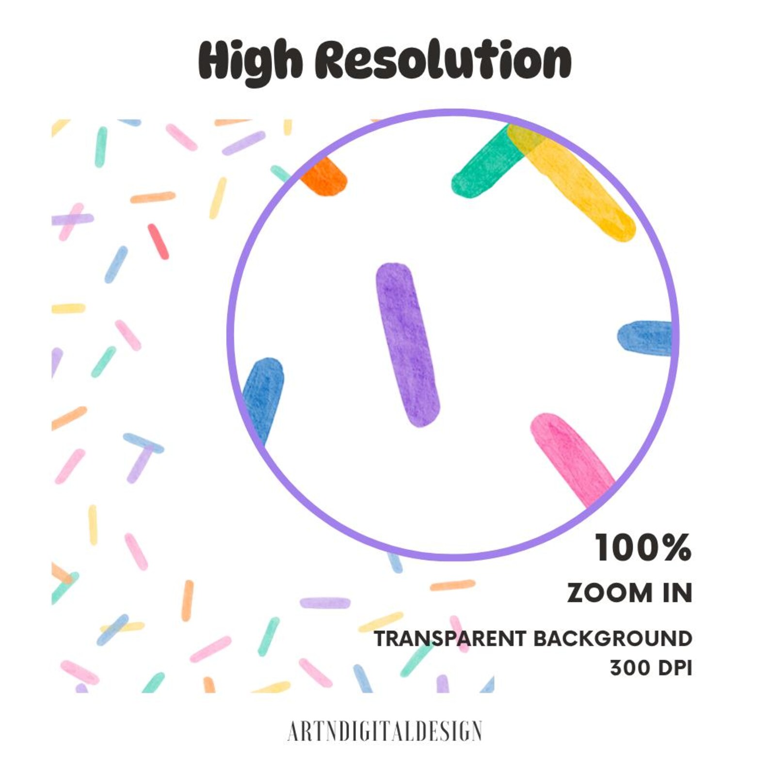 Watercolor Rainbow Confetti Clipart Borders, Colorful Rectangle and ...