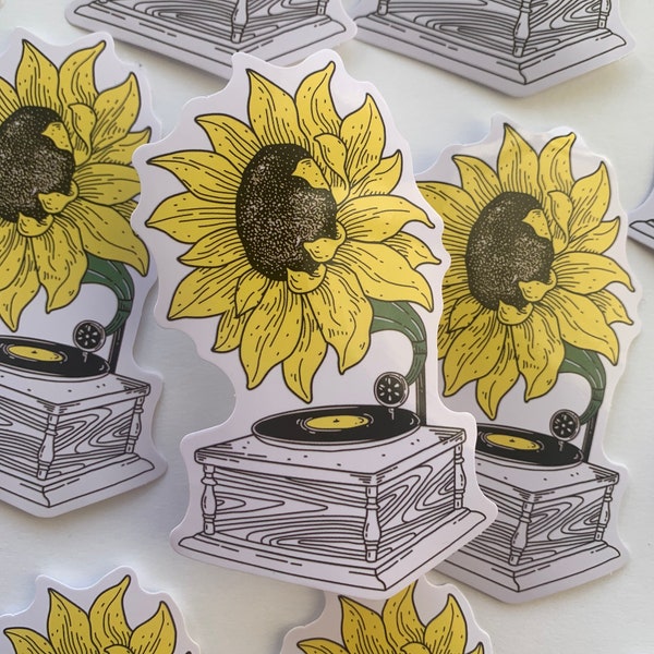 Sunflower Records - Etsy