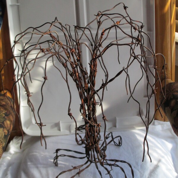 Barb Wire Sculpture - Etsy