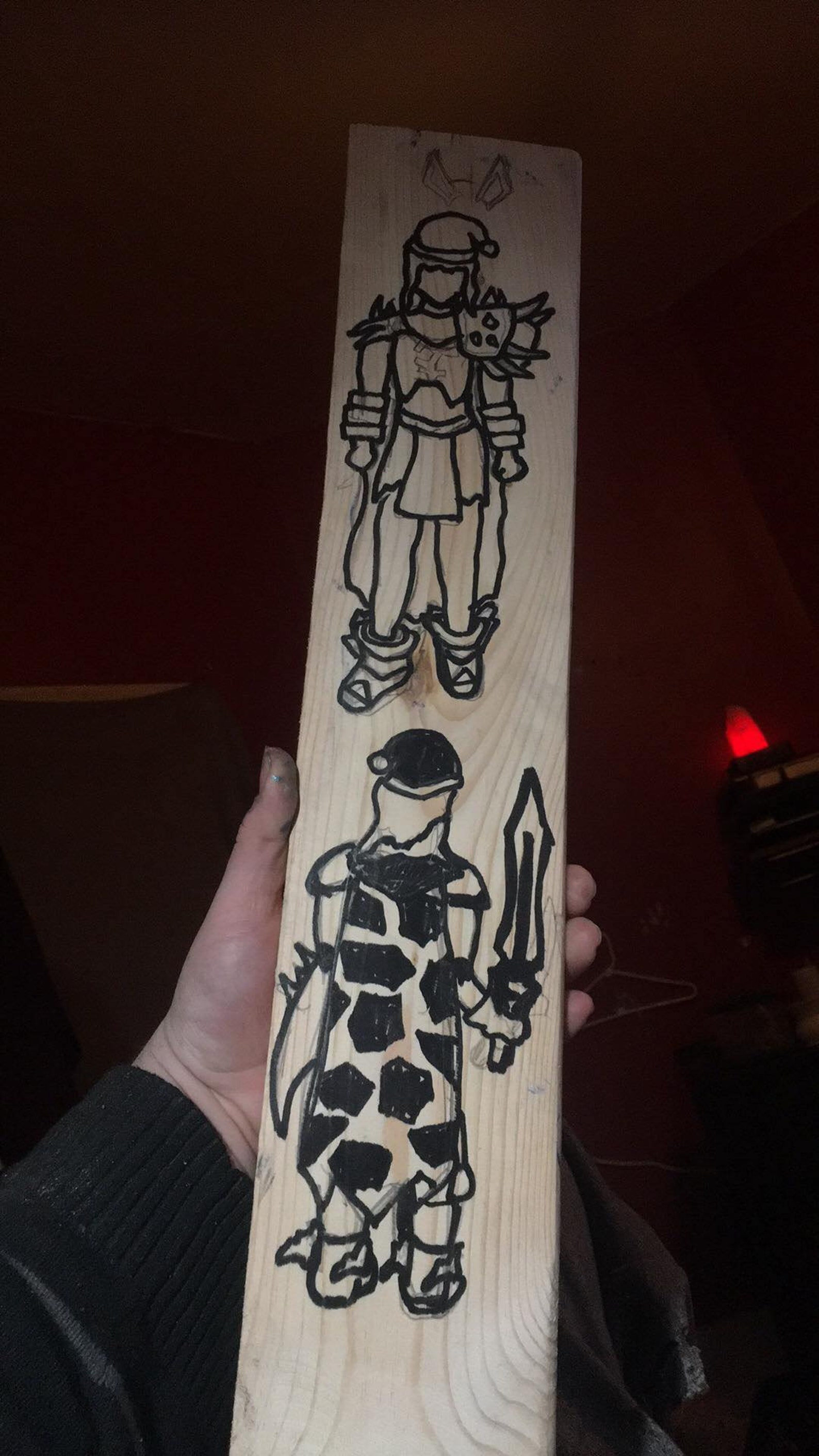 OSRS Character Models CUSTOM hand drawn by request | Etsy