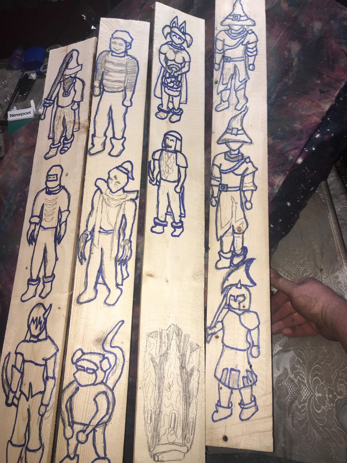 OSRS Character Models CUSTOM hand drawn by request | Etsy