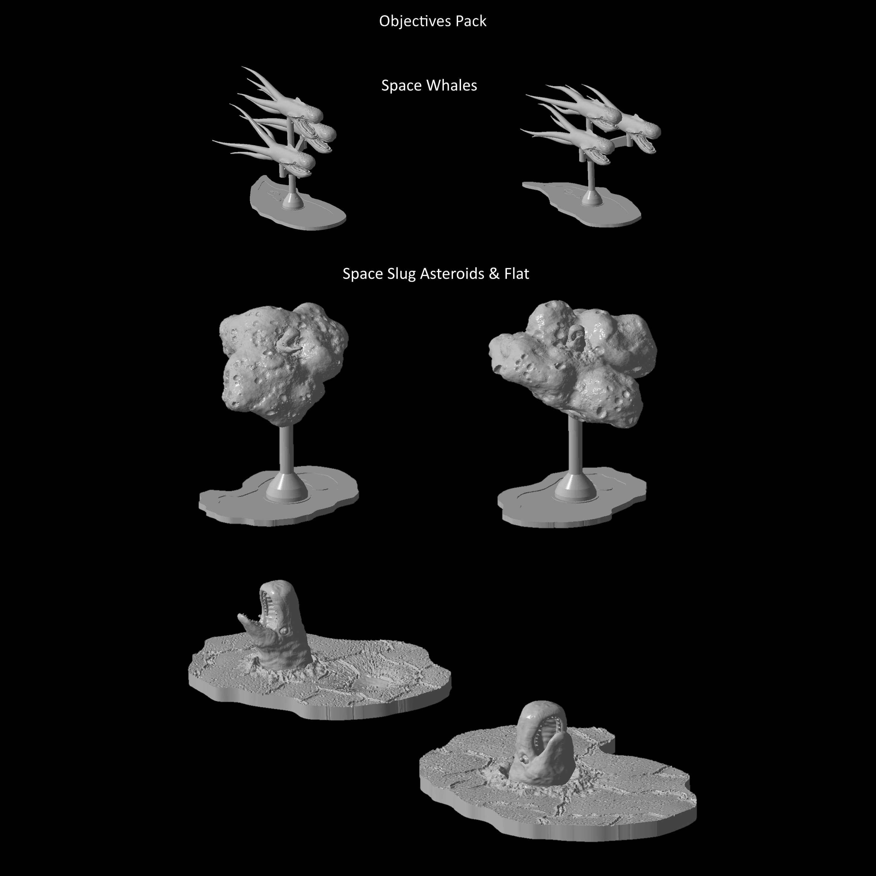 Armada 3D Objectives Pack STL Files (pre Supported) - Etsy