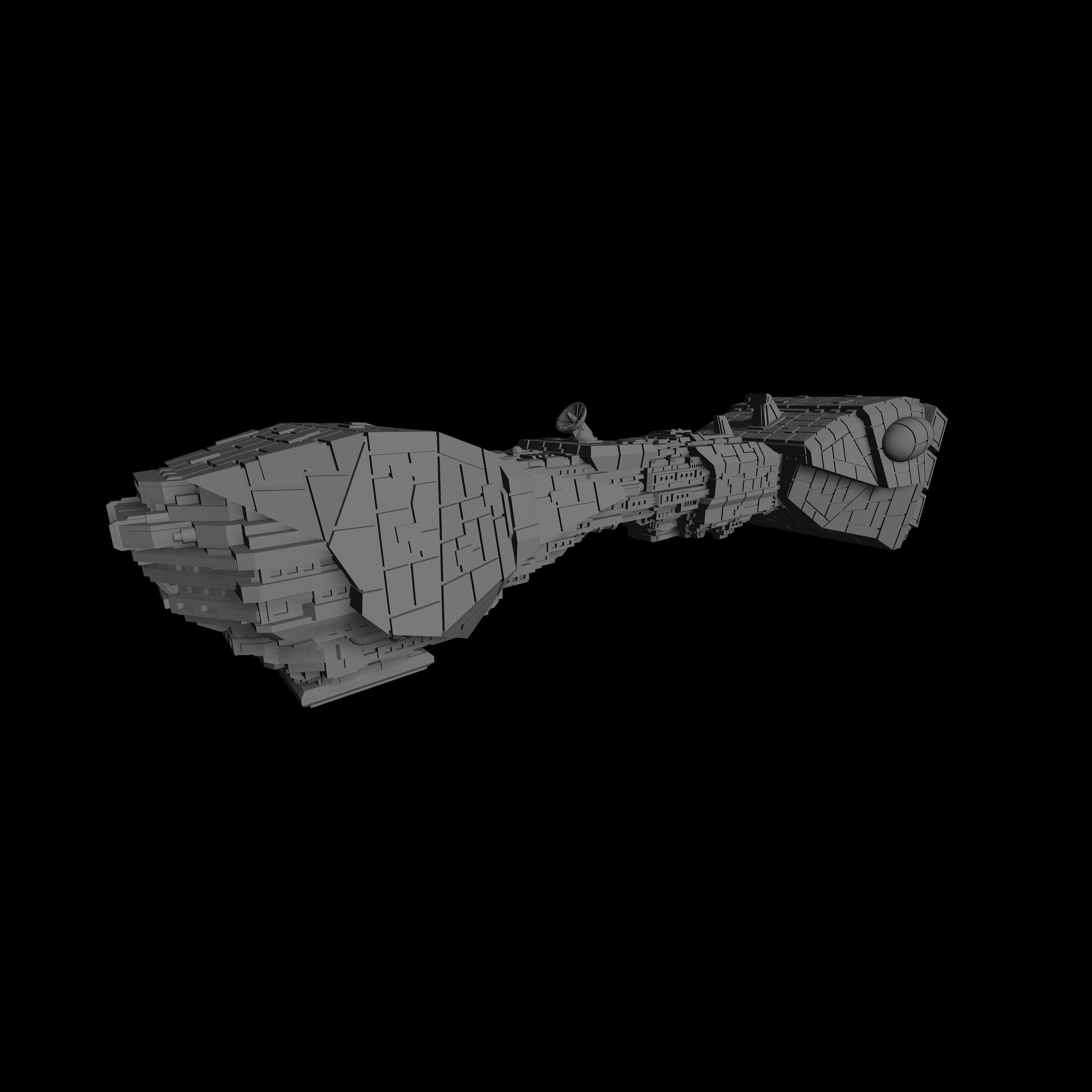 Neutron Class Cruiser (pre Supported) - Etsy