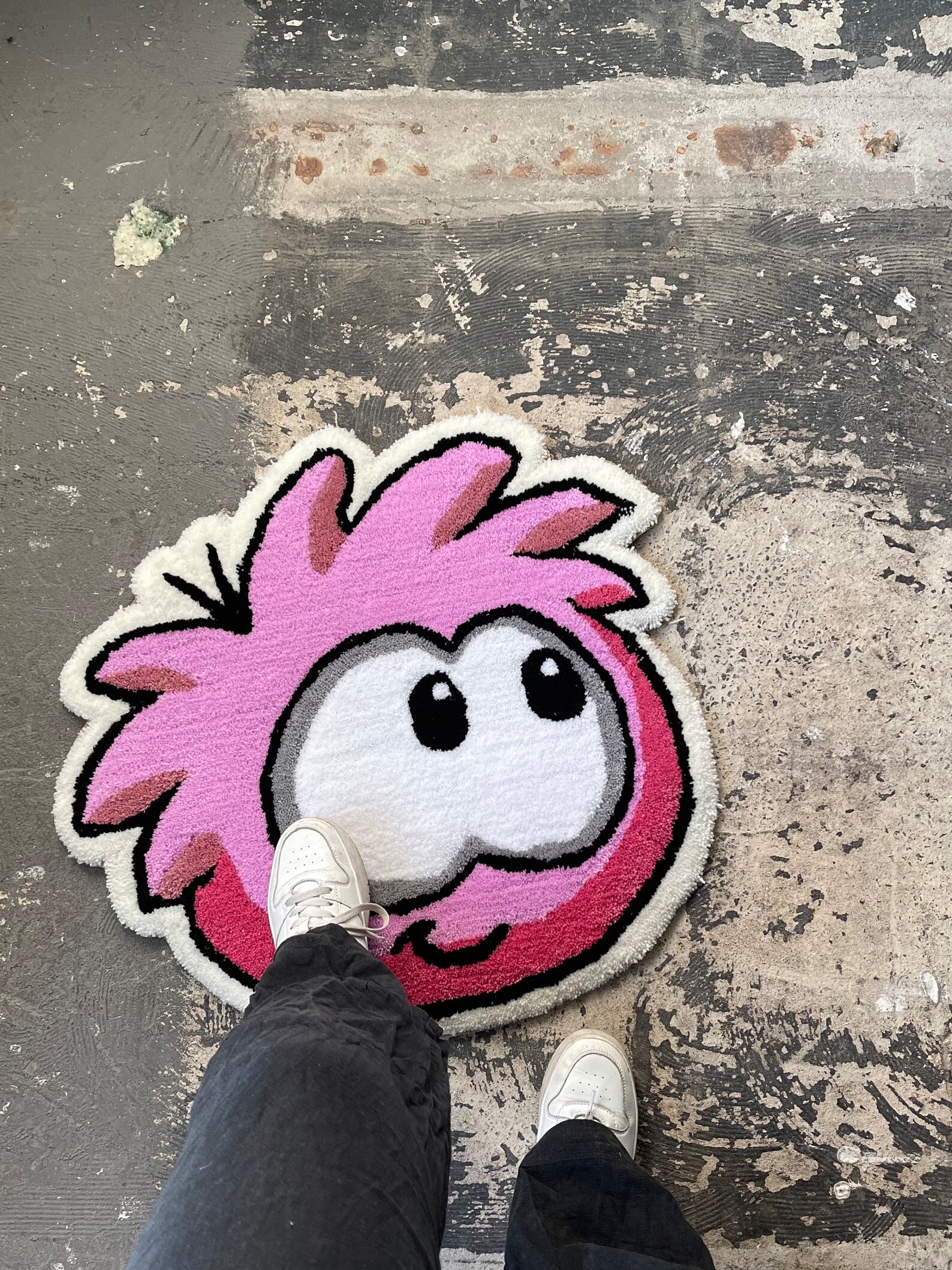 Custom Tufted Rug Handmade Club Penguin Puffles Wool Wall - Etsy