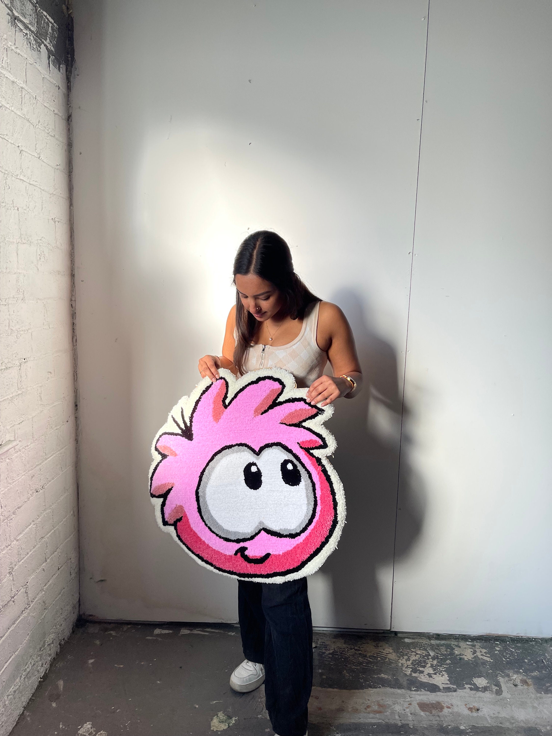 Custom Tufted Rug Handmade Club Penguin Puffles Wool Wall - Etsy