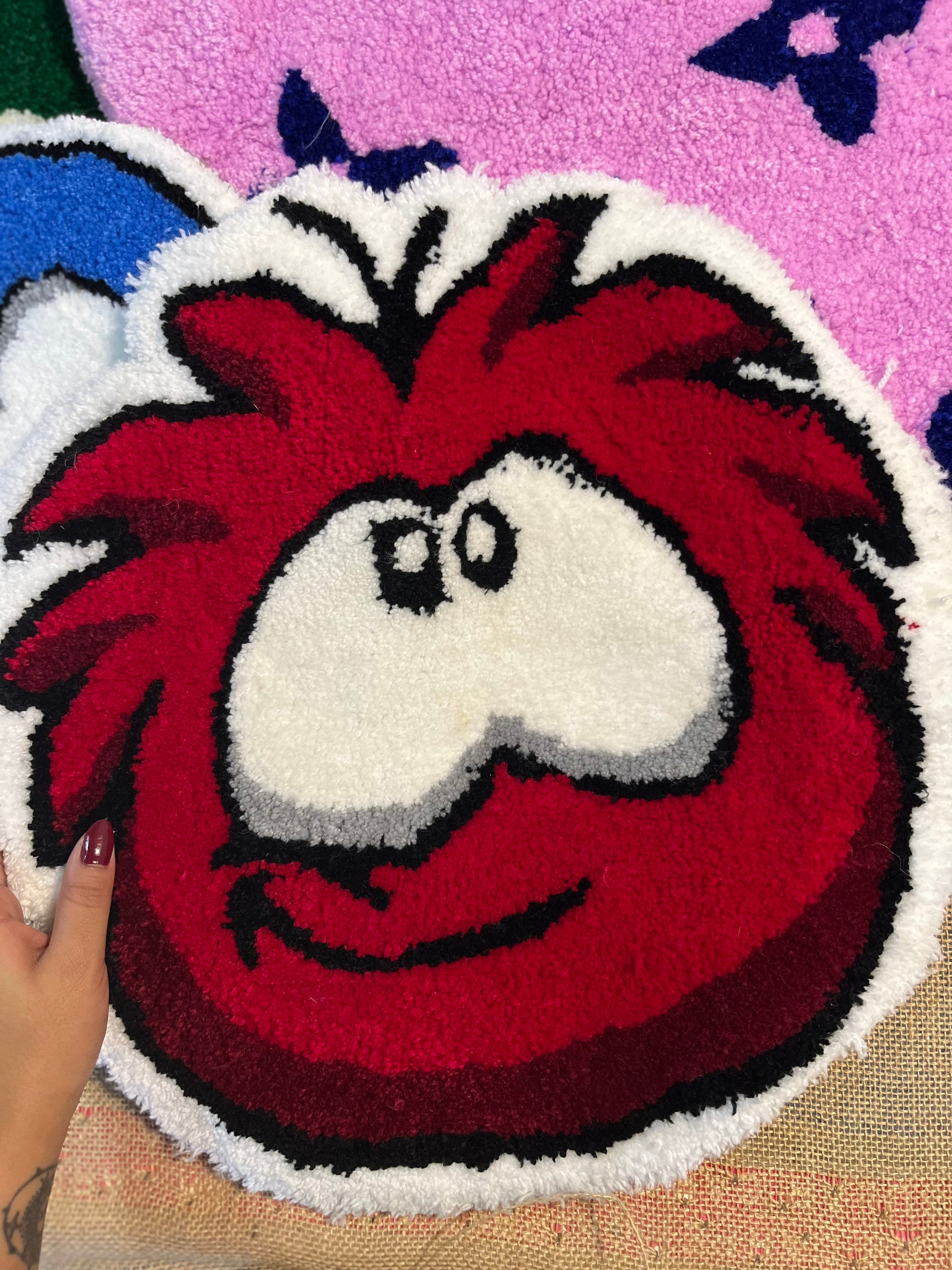 Custom Tufted Rug Handmade Club Penguin Puffles Wool Wall - Etsy